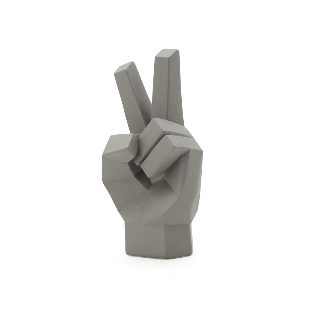 Set de 3 Figuras Decorativas Art Cubismo Manos en Resina – cornerhomemx